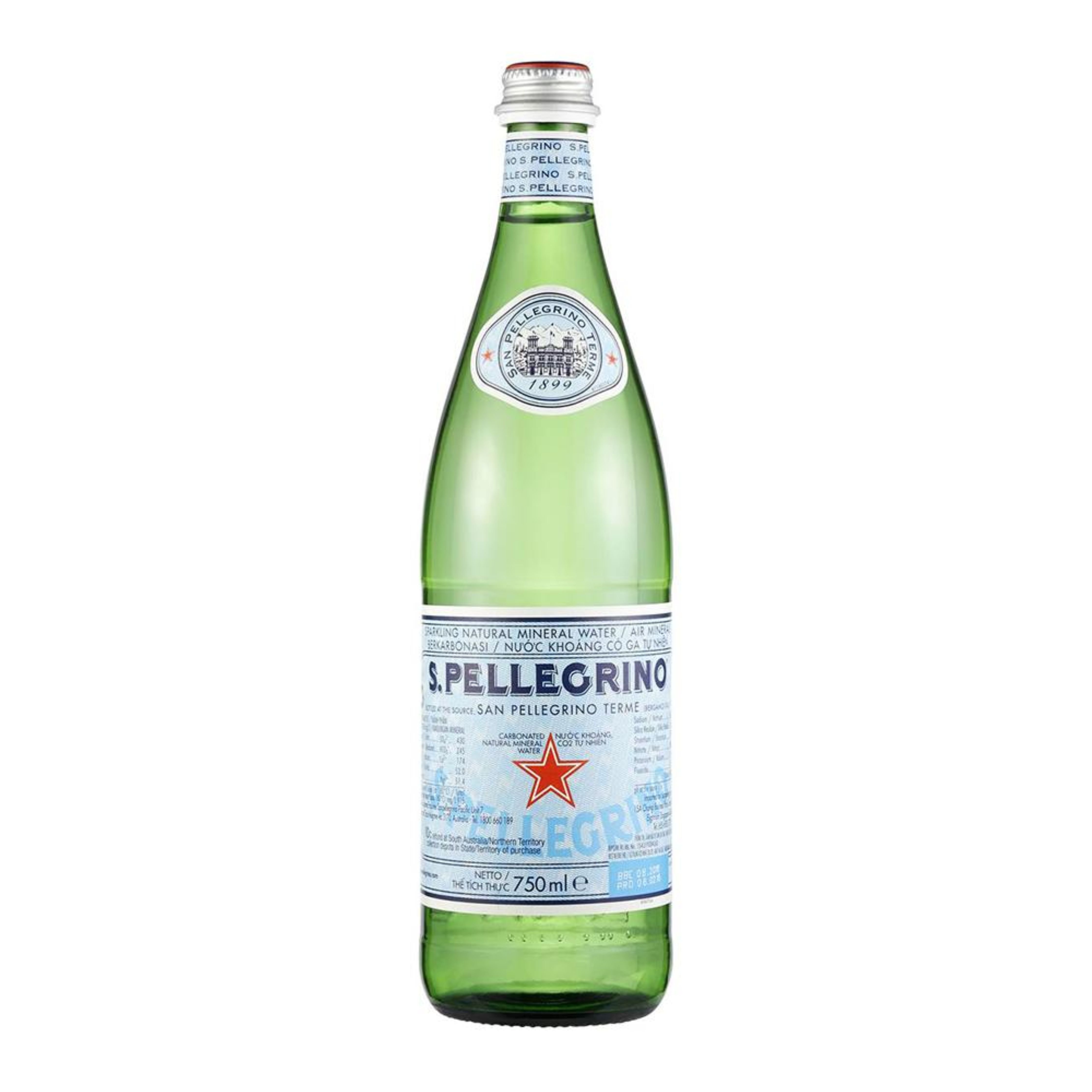 San pellegrino sparkling water 750ml