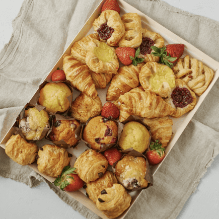 Assortment Baked Danish Pastries