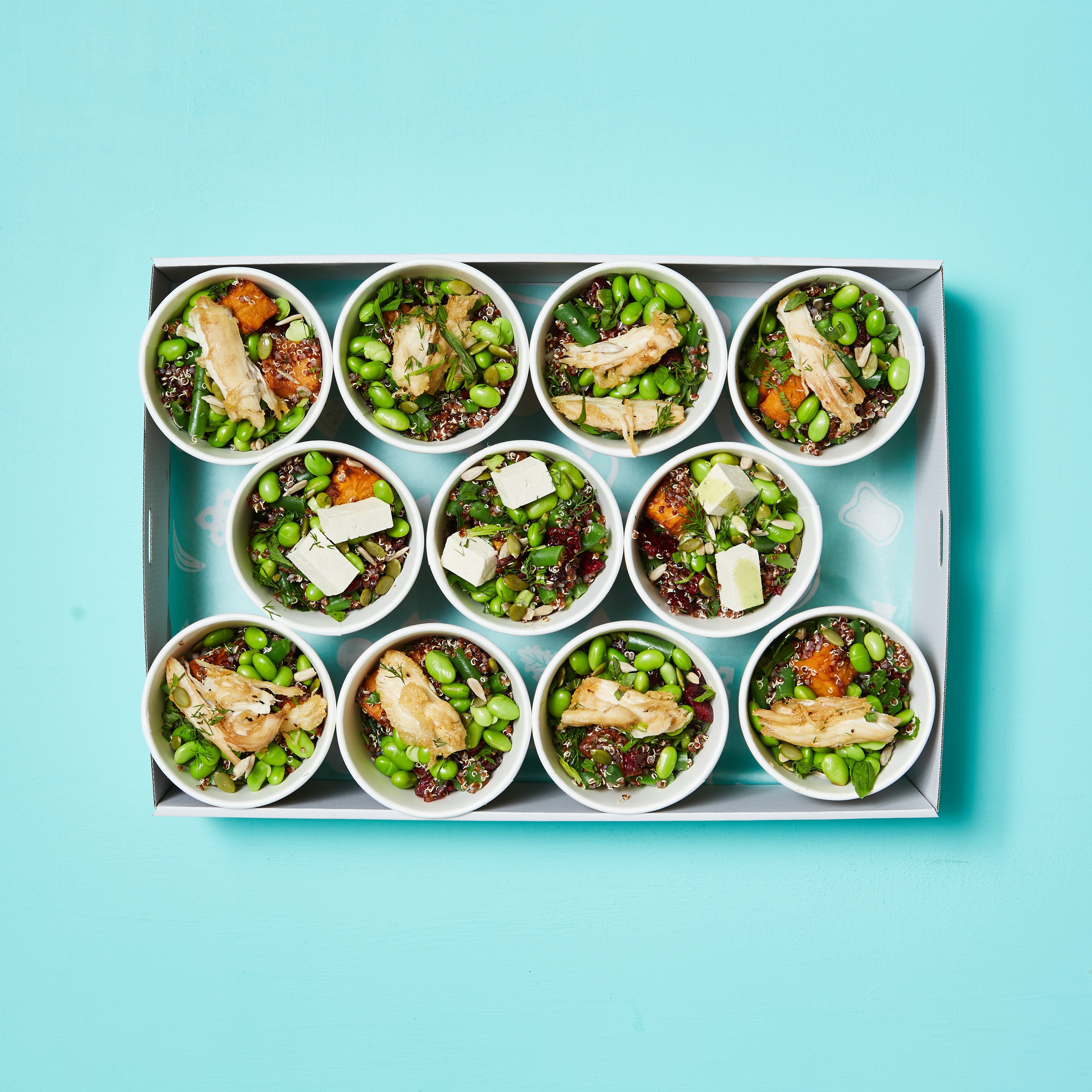 Mini Superfood Salad Cup Platter (11)