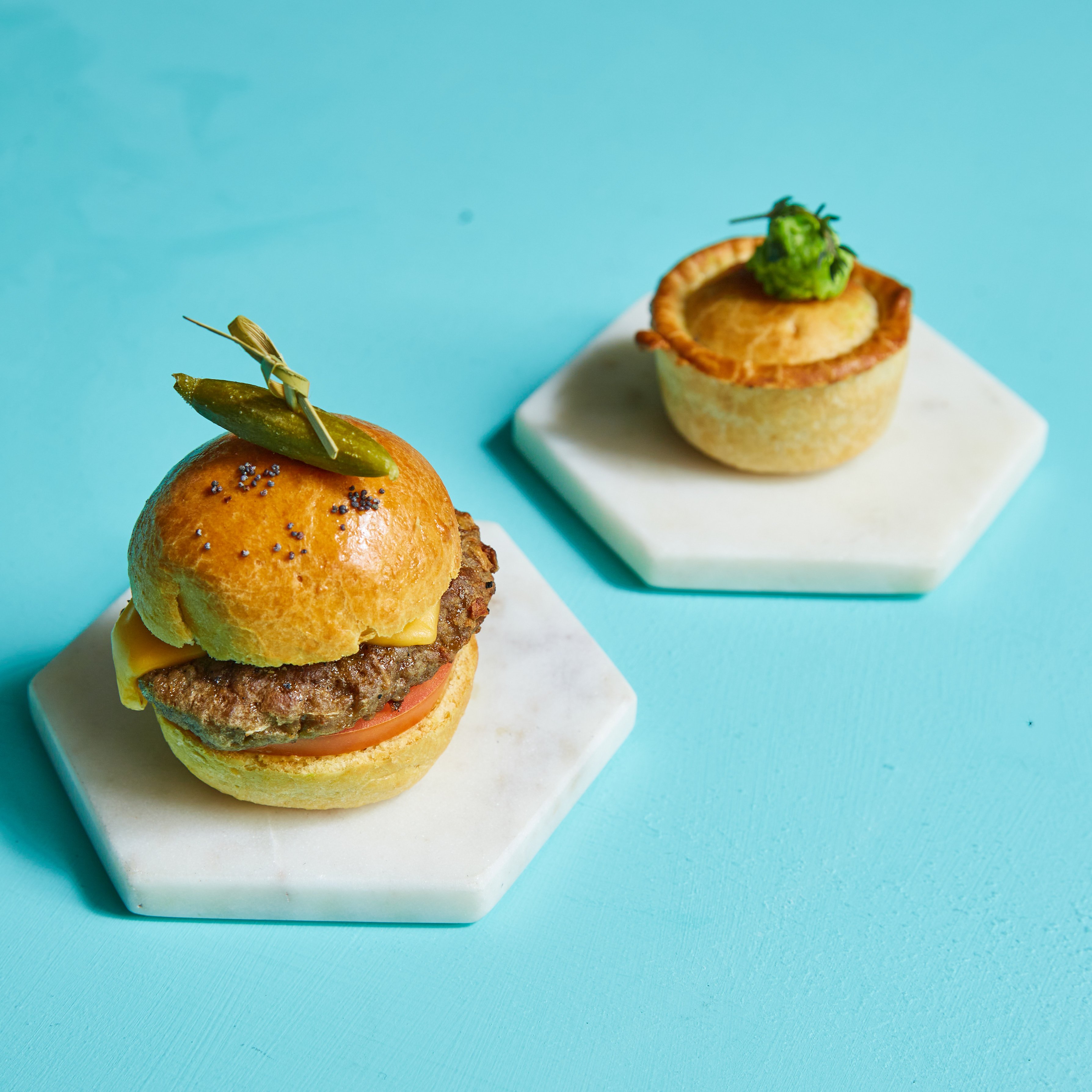 Our Classic NSW Mini Cheese Burger With Secret Sauce