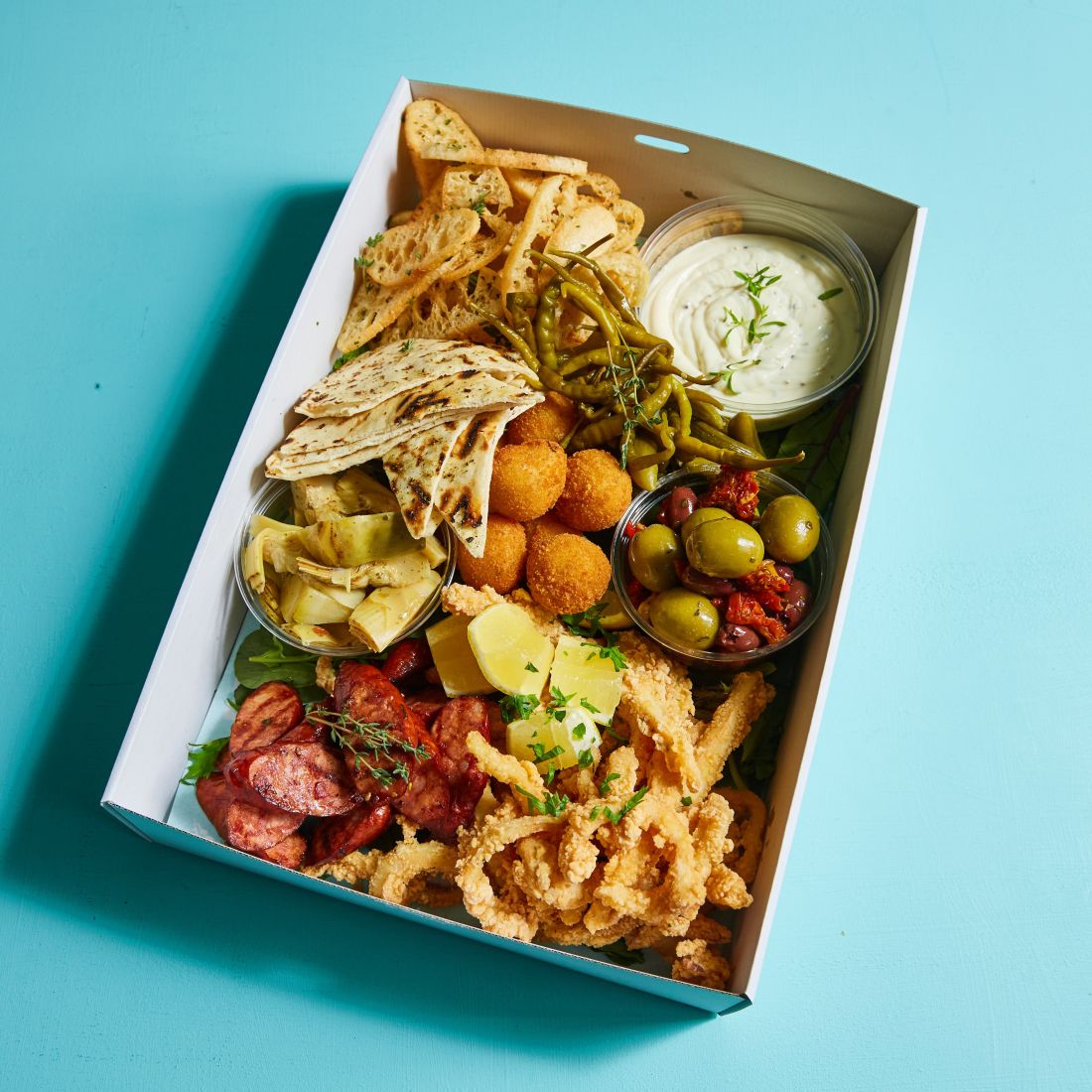 Friday Office Catering | Mediterranean Sharing Platter | The Catering Dept