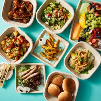 Sharing Style Buffet and Sharing Dishes