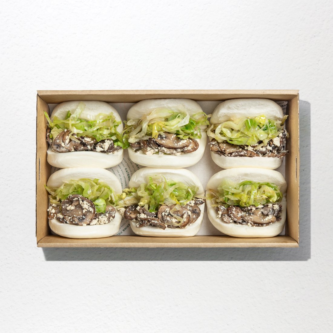 Roasted Mushroom Bao Bun Platter