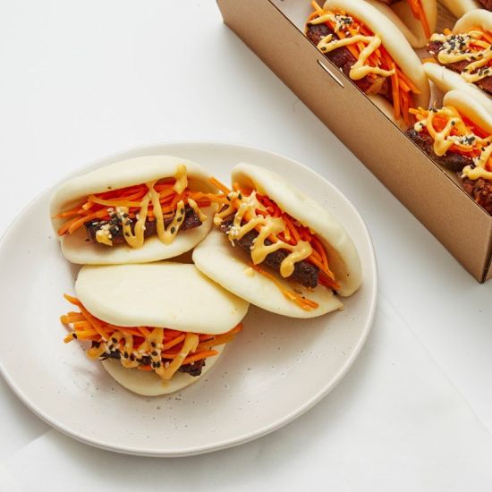 Chilli Beef Banh Mi Bao Bun Platter
