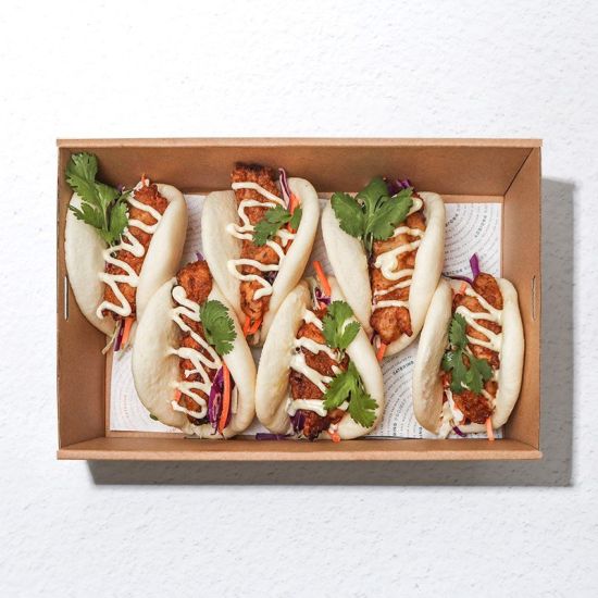 Lemongrass Chicken Bao Bun Platter