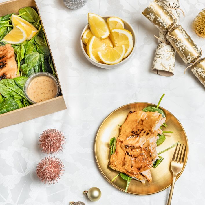 Miso Glazed Baked Salmon