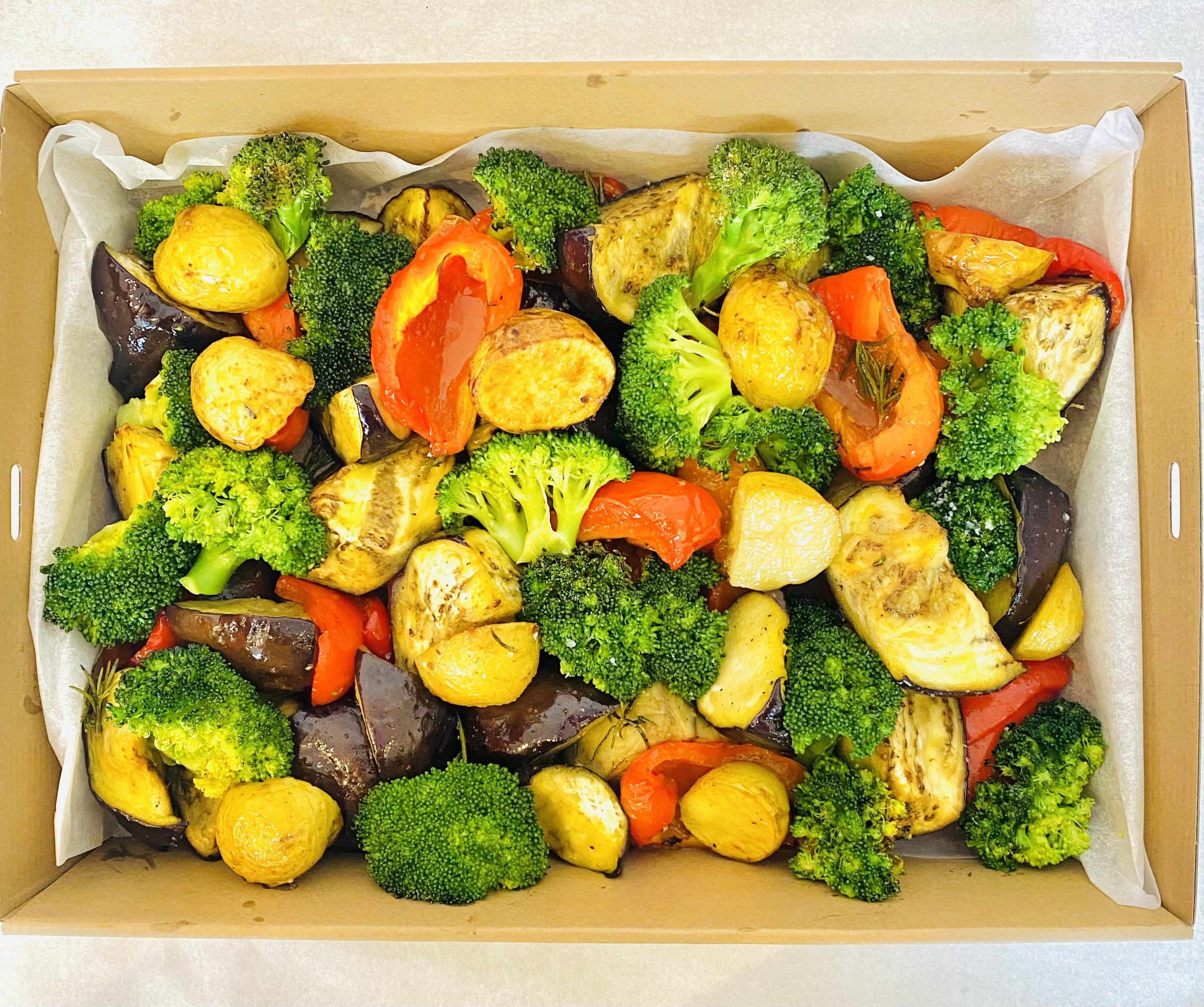 BUFFET - Roasted Farm Fresh Vegetables with Rosemary Olive Oil & Herbs ...