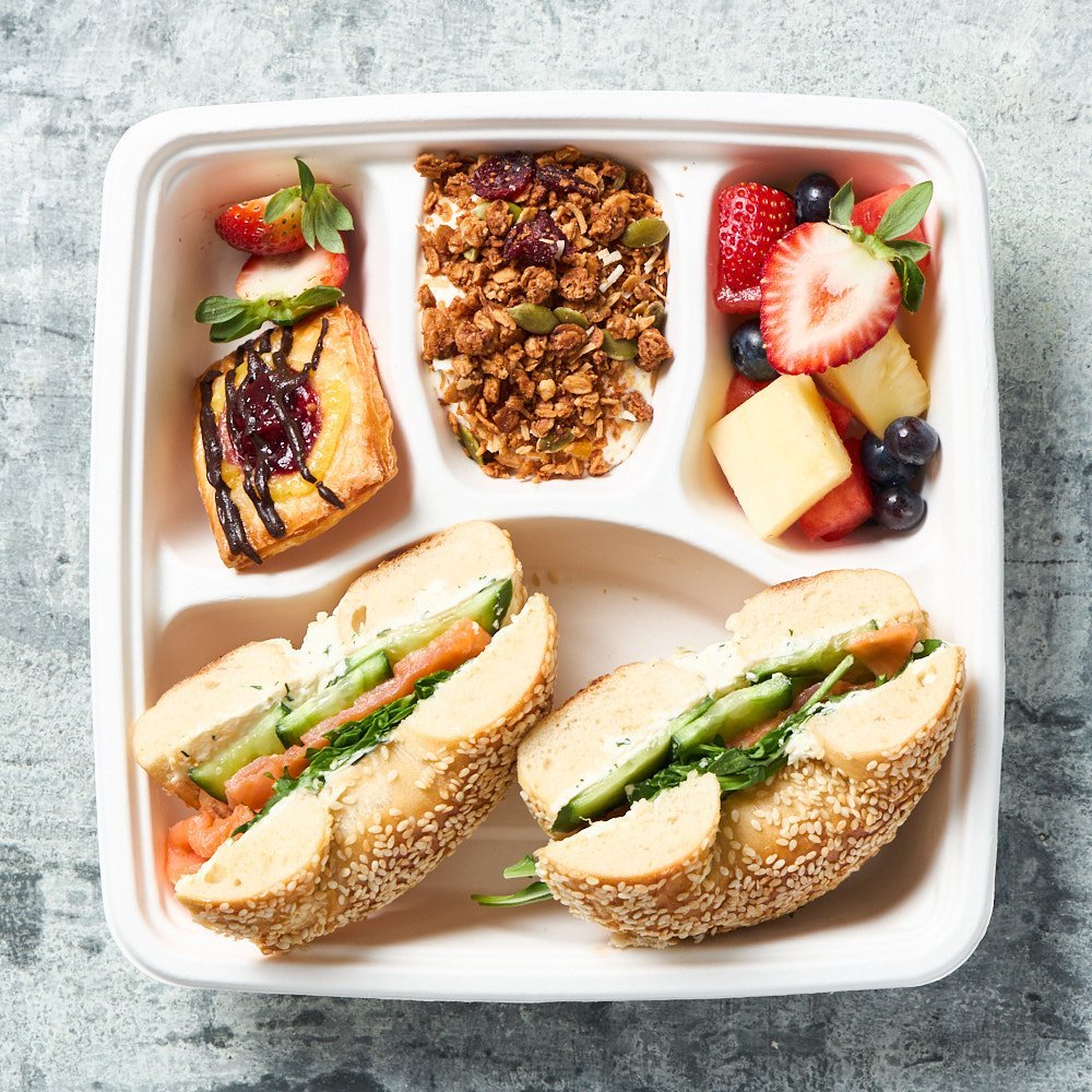 Individual Bento Meal Box - Bagel