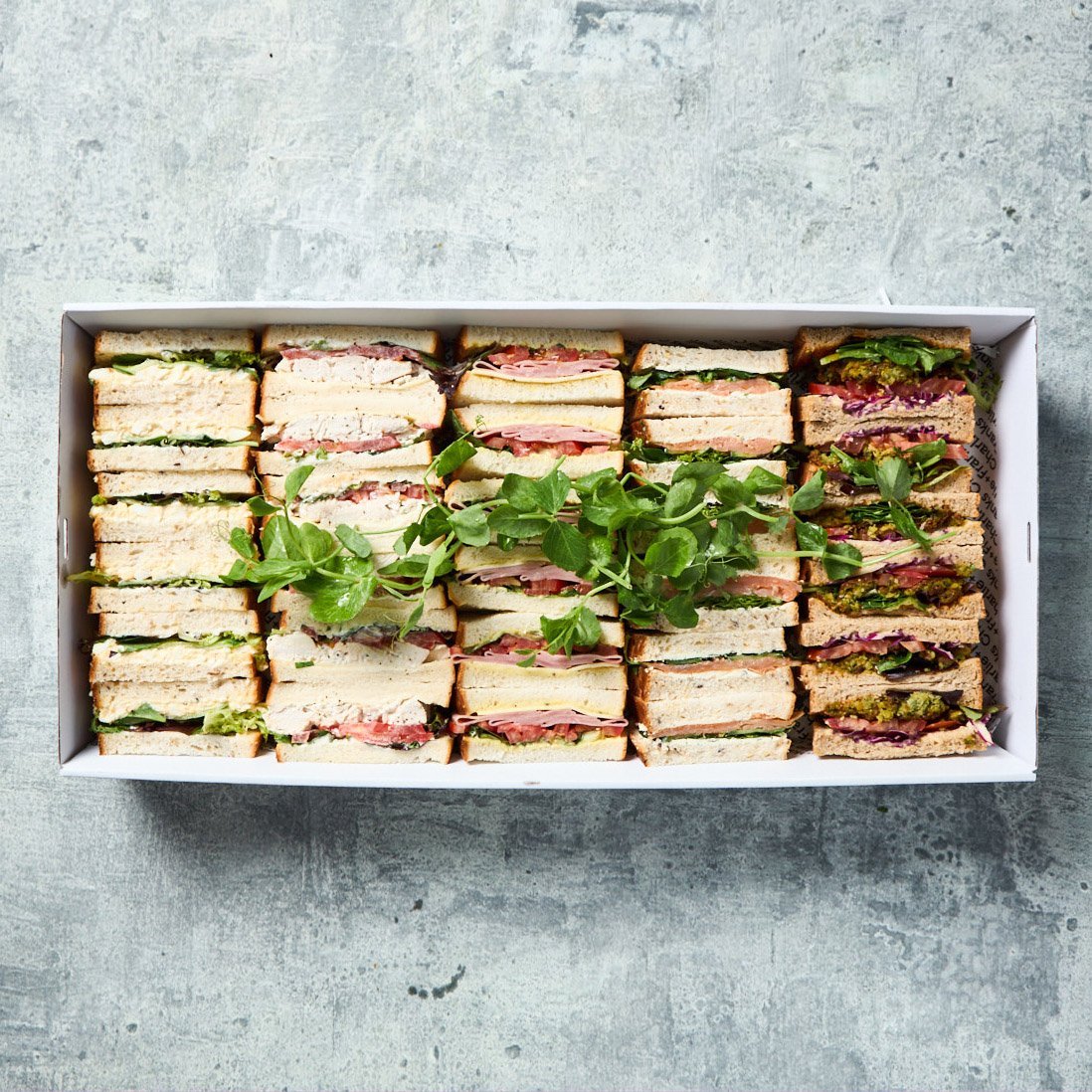 Individual Gourmet Finger Sandwich