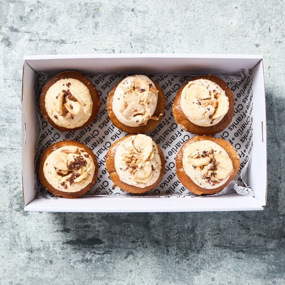Banana & Honeycomb High Tea Cakes (Box of 6)