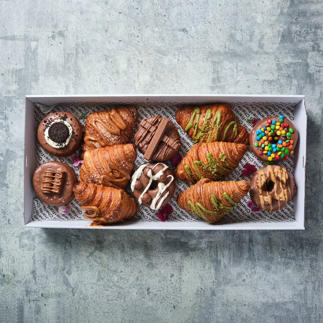 Loaded Large Sweets Collection - (Box of 12) (Cronuts/Artisan Croissants)
