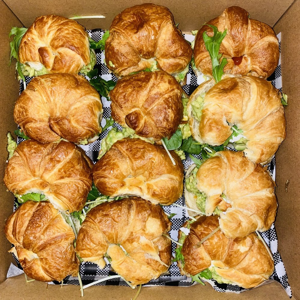 Cocktail Croissants - Savoury filled (Box of 12)