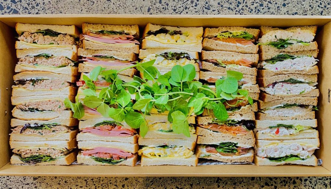 Gourmet Finger Sandwich Platter (Box of 15 sandwiches/30 pieces)