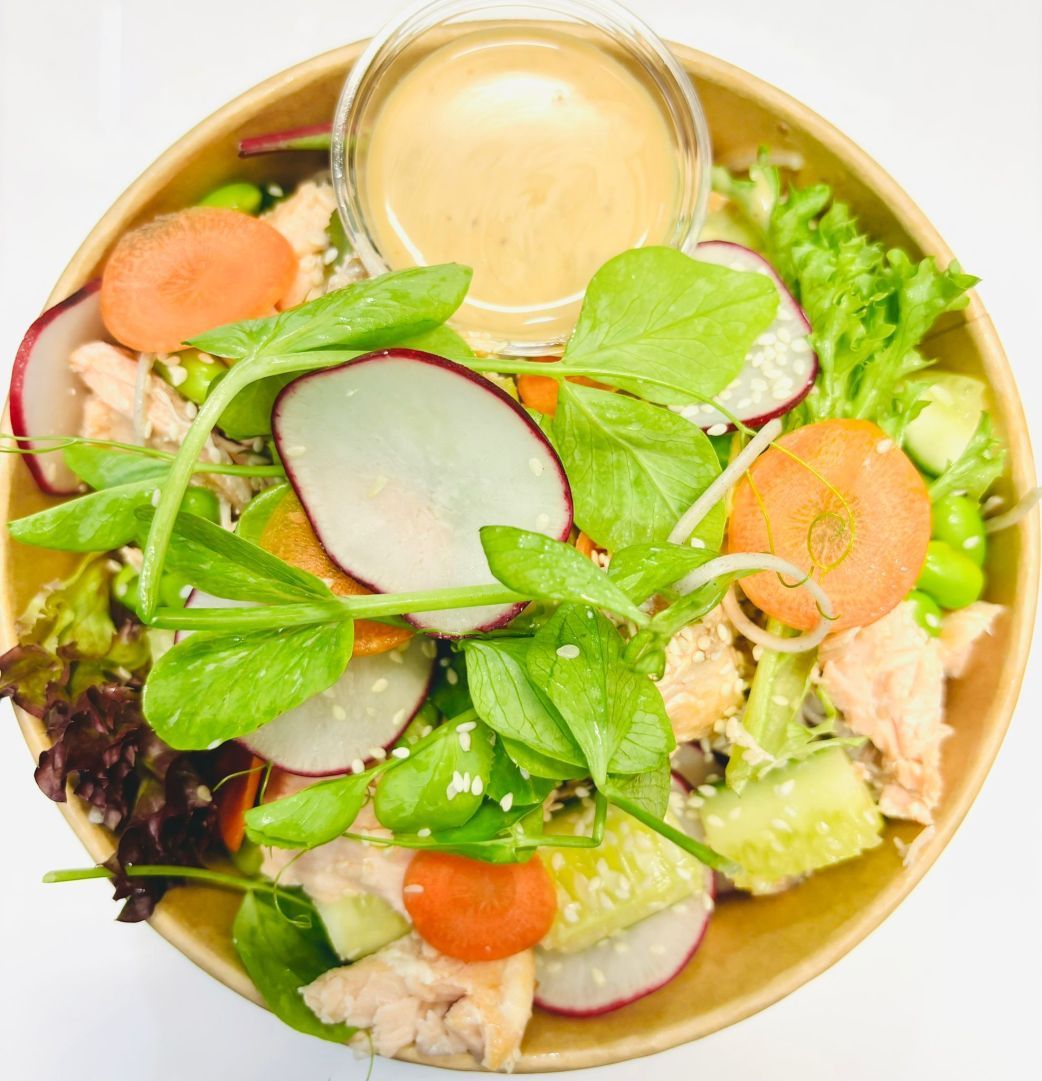 Salad - Salmon Soba Noodle (DF) (NUT FREE) (HALAL)