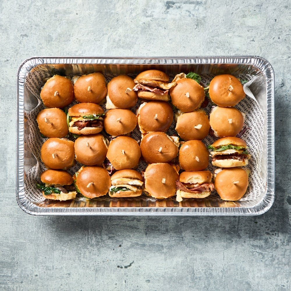 Breakfast Sliders - Warm (Box of 20) (Dietary Available)