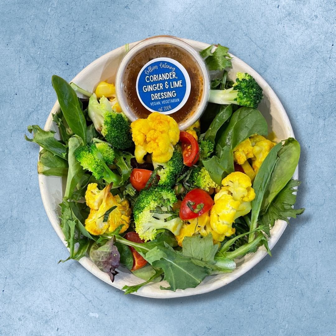 Spiced Cauliflower and Broccoli Salad Bowl