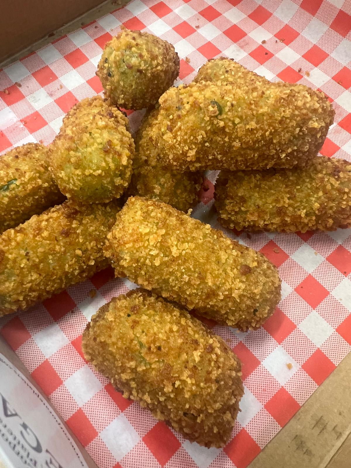 Pea and Mint Croquette