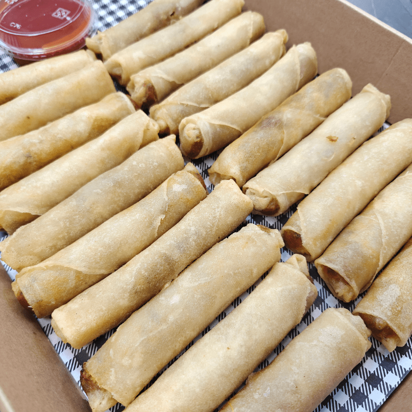 Cheeseburger Spring Roll Box