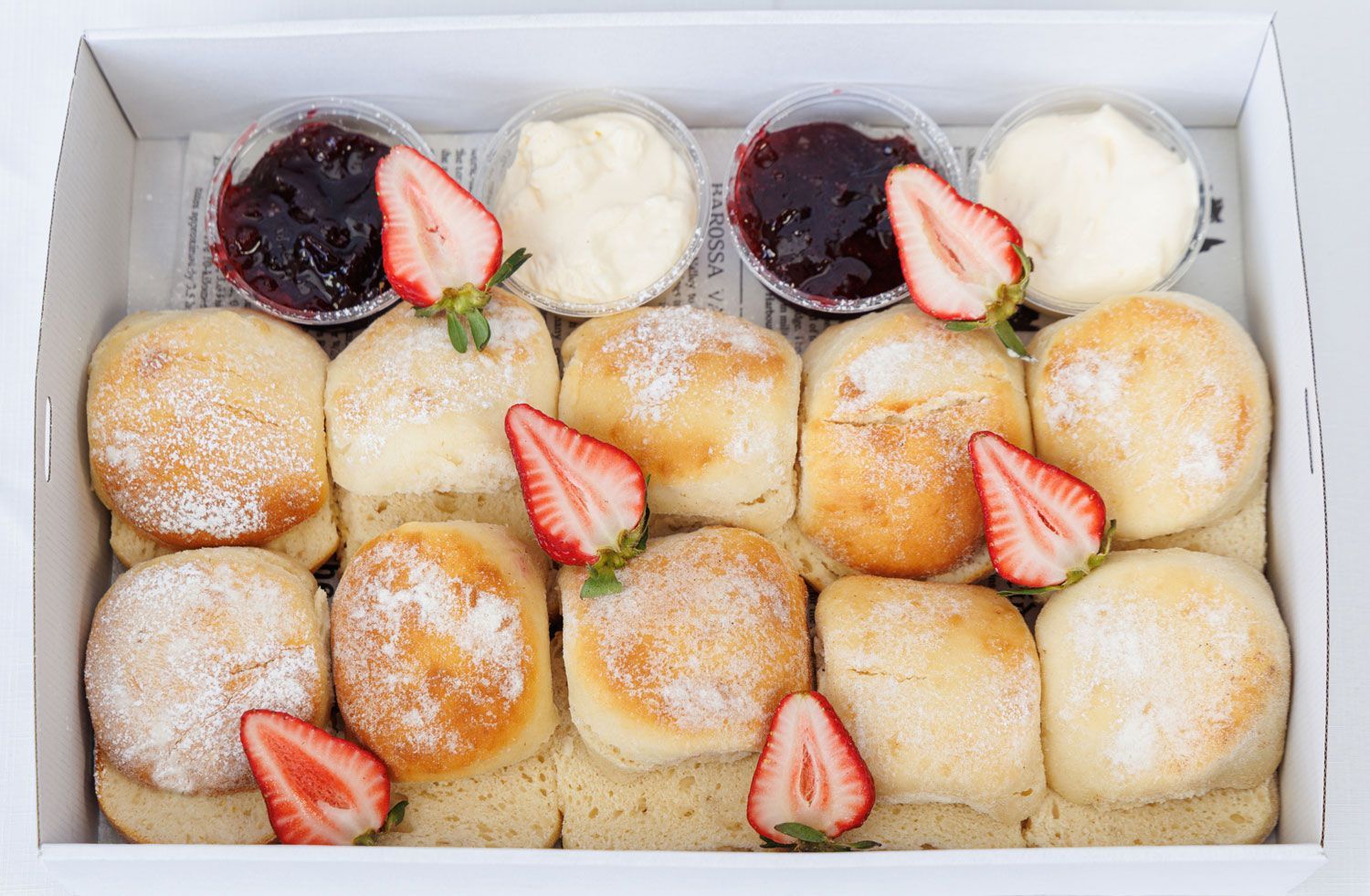 Scones, Jam, Cream & Butter Box