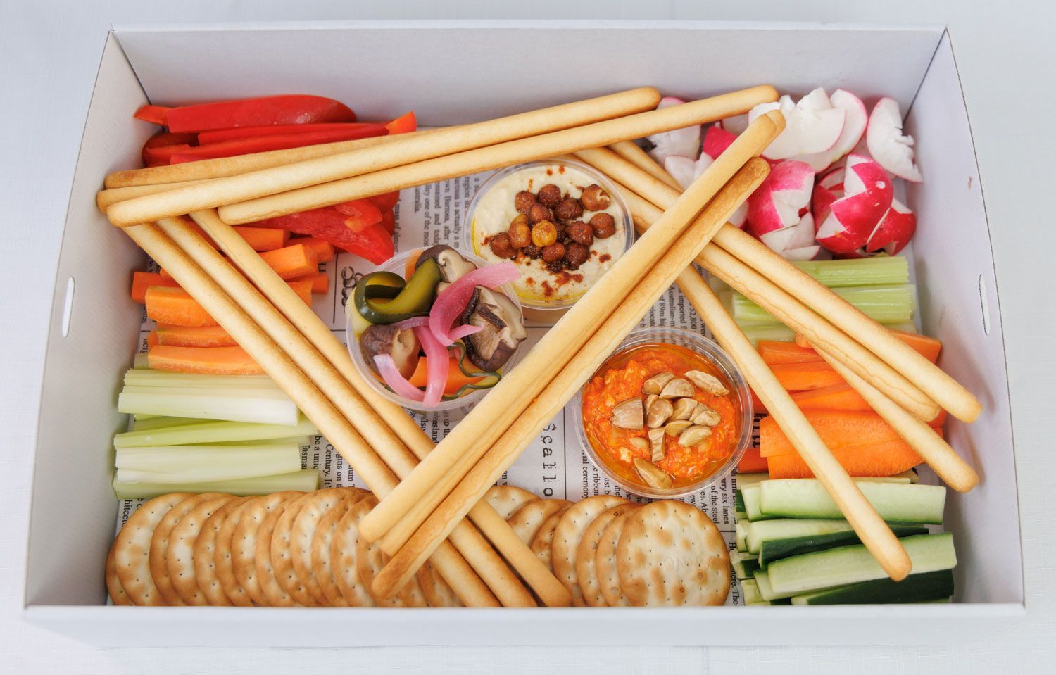 Vegetable Crudites Box