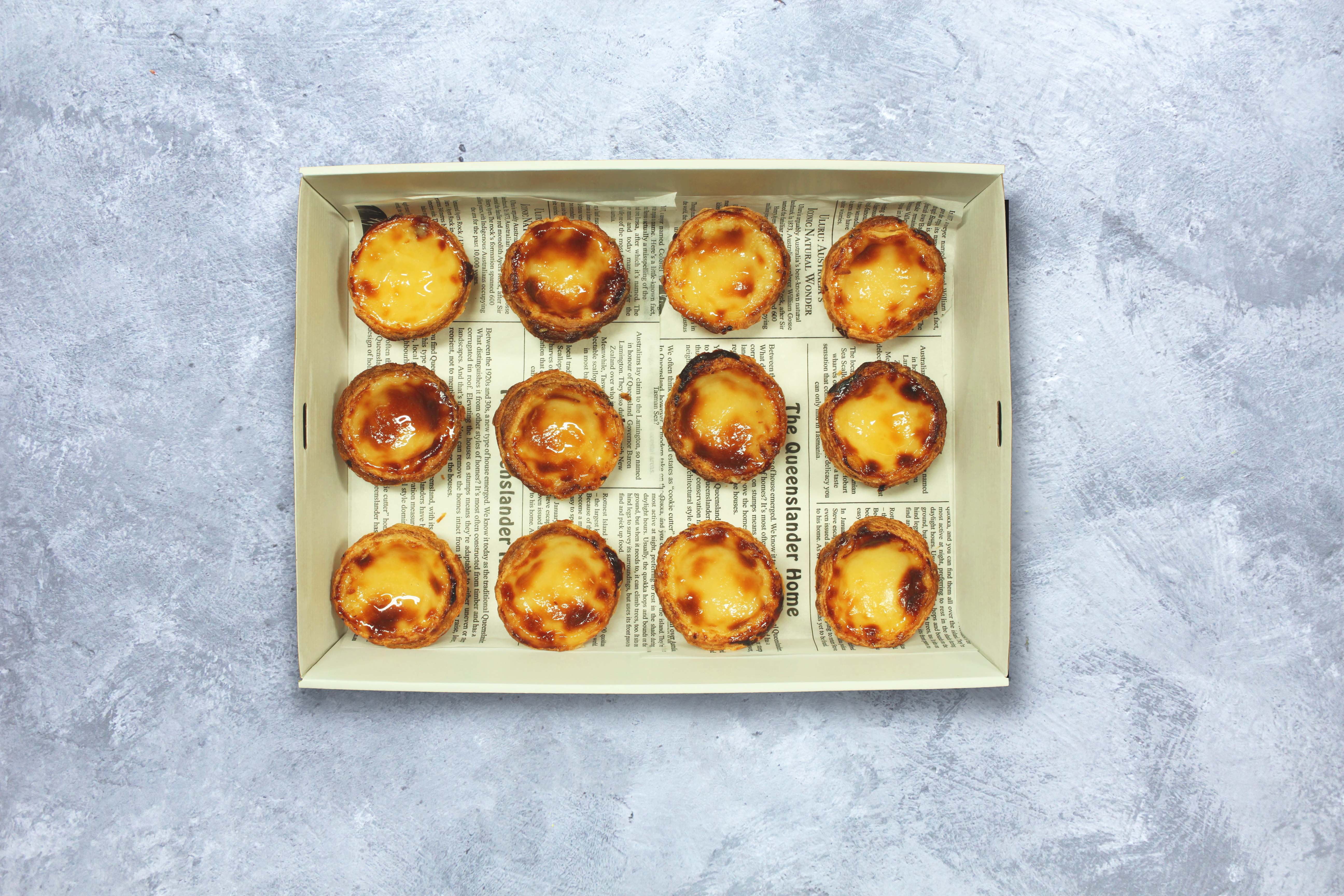 Portuguese Tart Box - 12 pieces