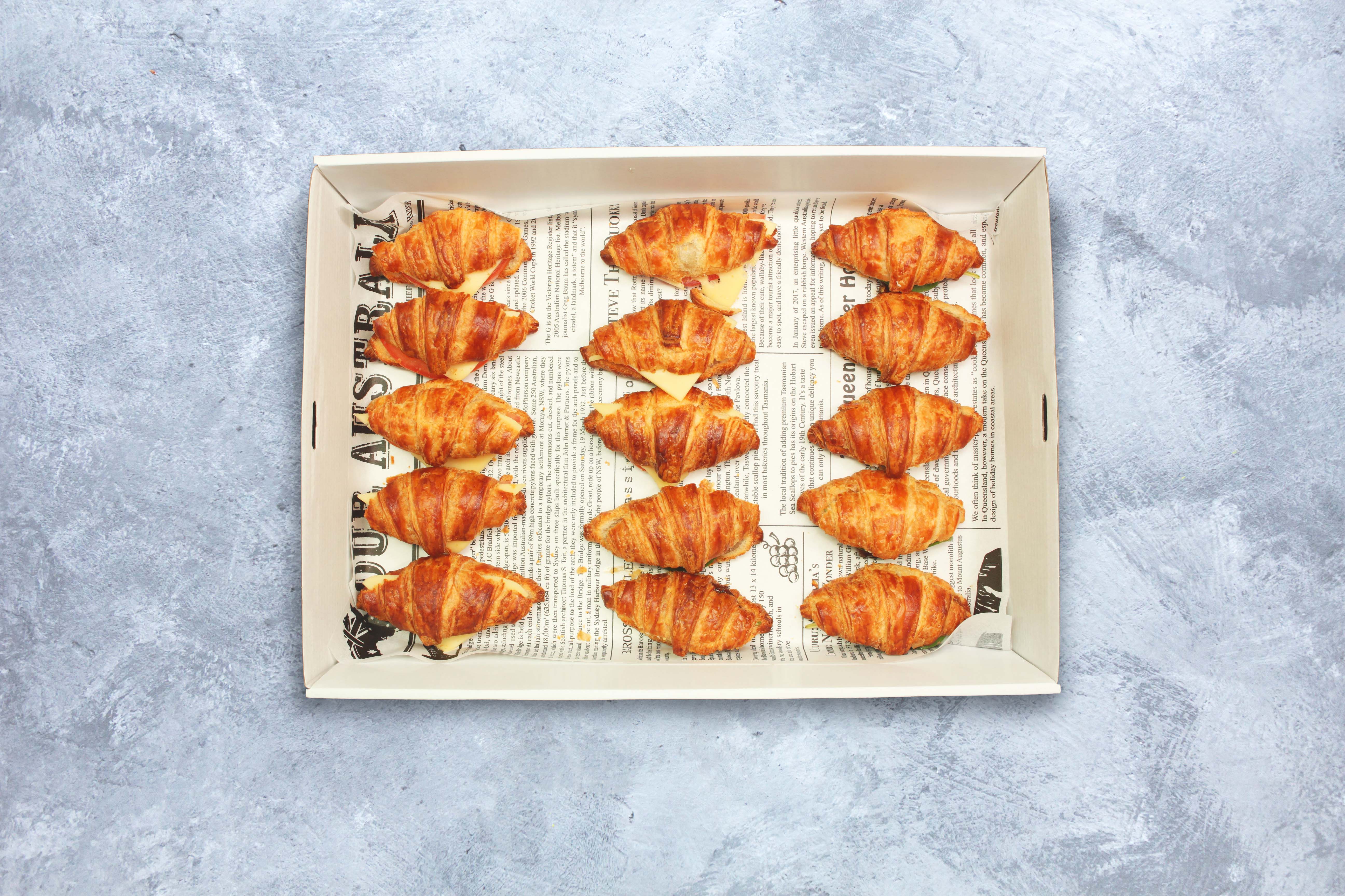 Savoury Croissant Selection - Vegetarian - 15 pieces