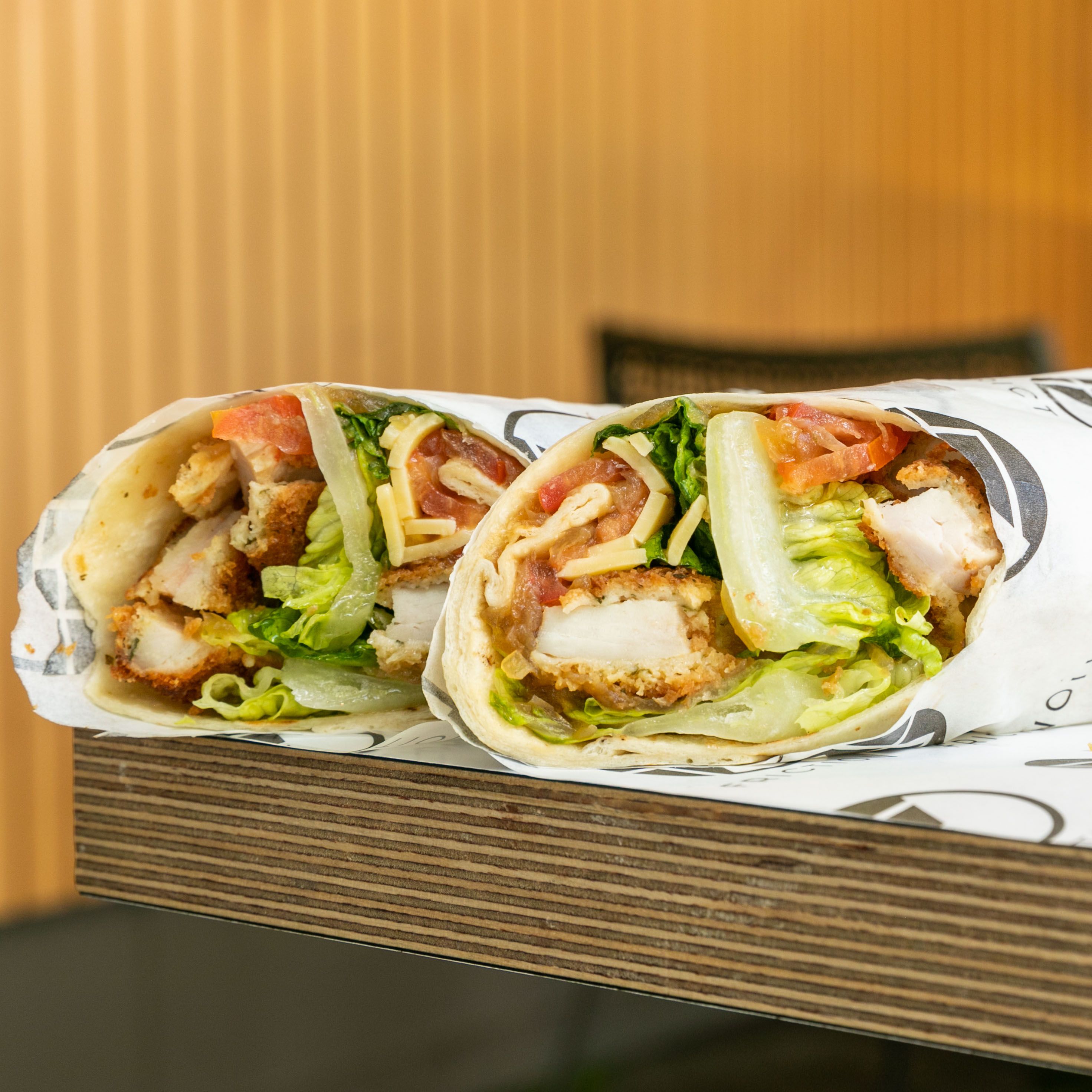 Chicken Schnitzel Wrap