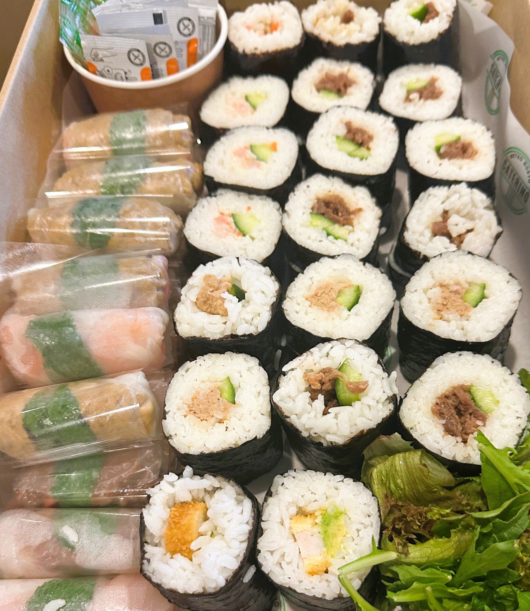Sushi & Rice Paper Combo Platter