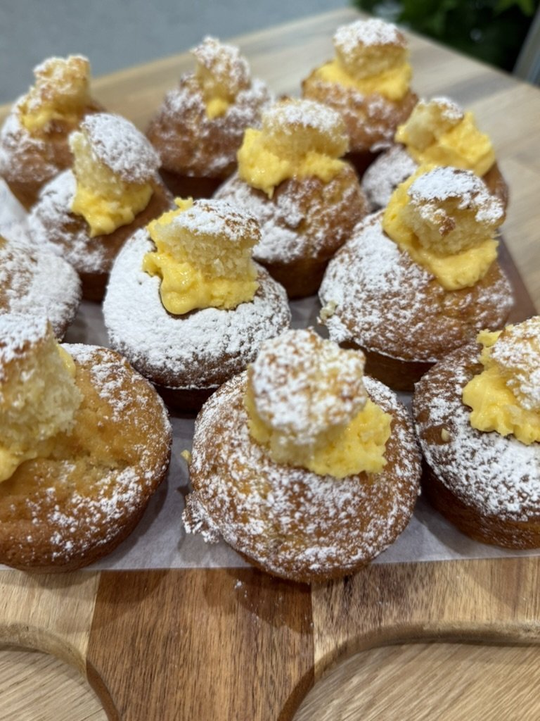 Homemade Mini Muffins Platter
