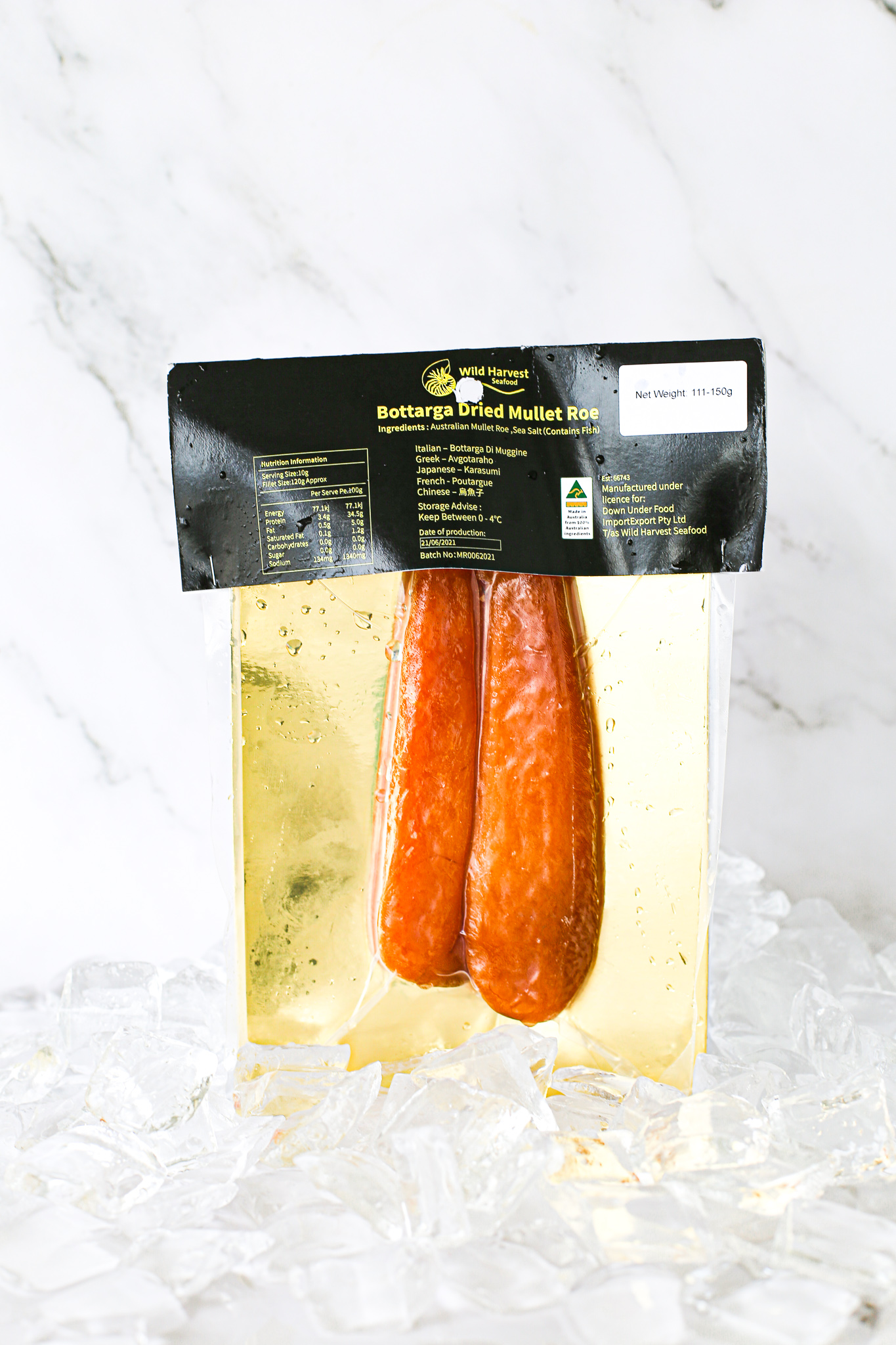 Salazones Bottarga Dried Mullet Roe (Min 110g)