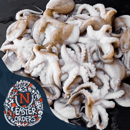 Cleaned Baby Octopus 500g (EASTER)
