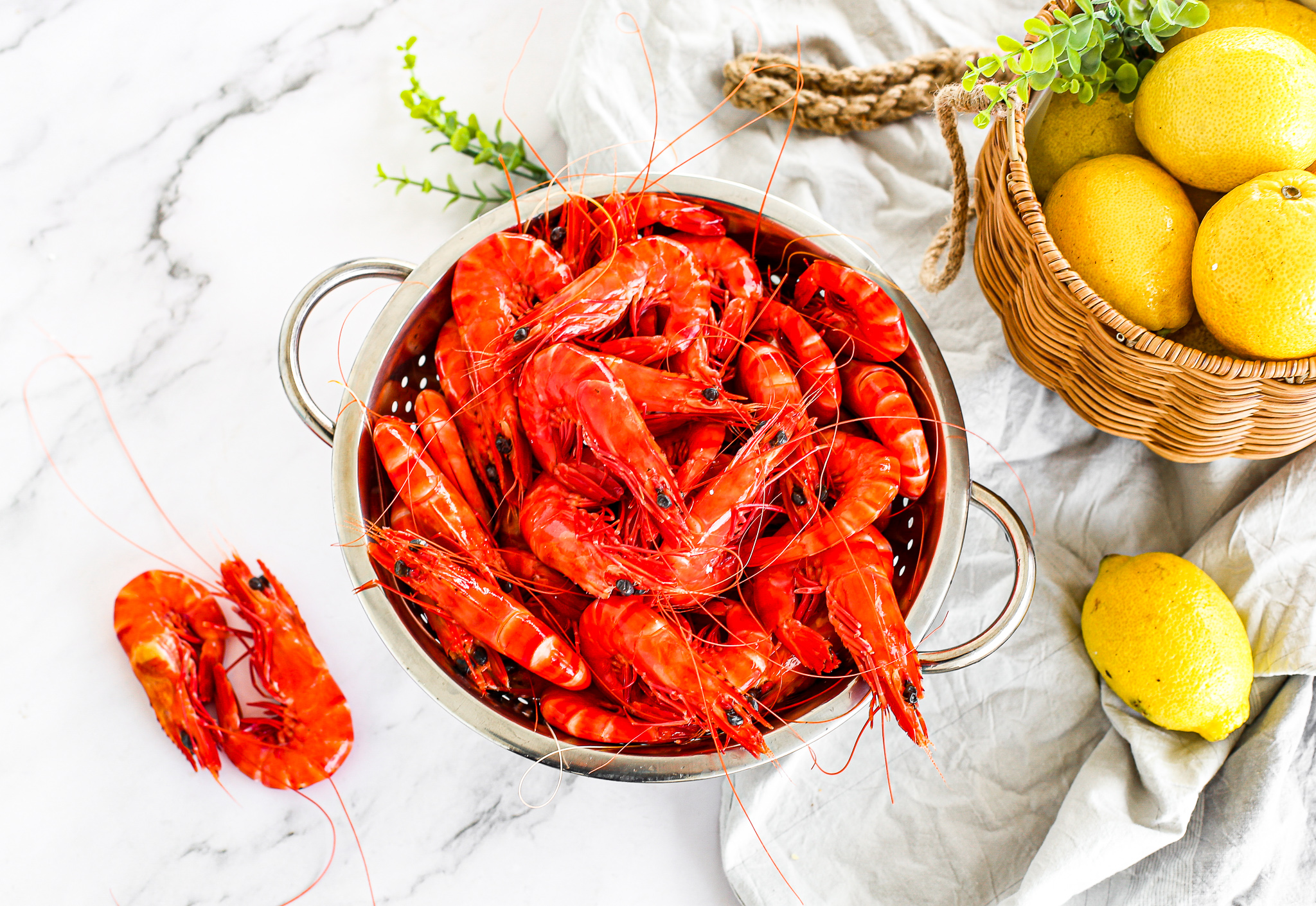 Cooked XL Tiger Prawns (500g)