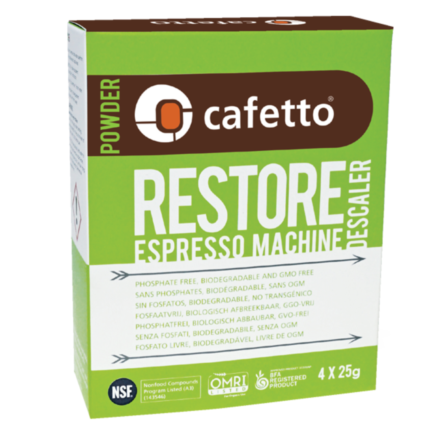 Cafetto Restore Descaler Powder Sachets