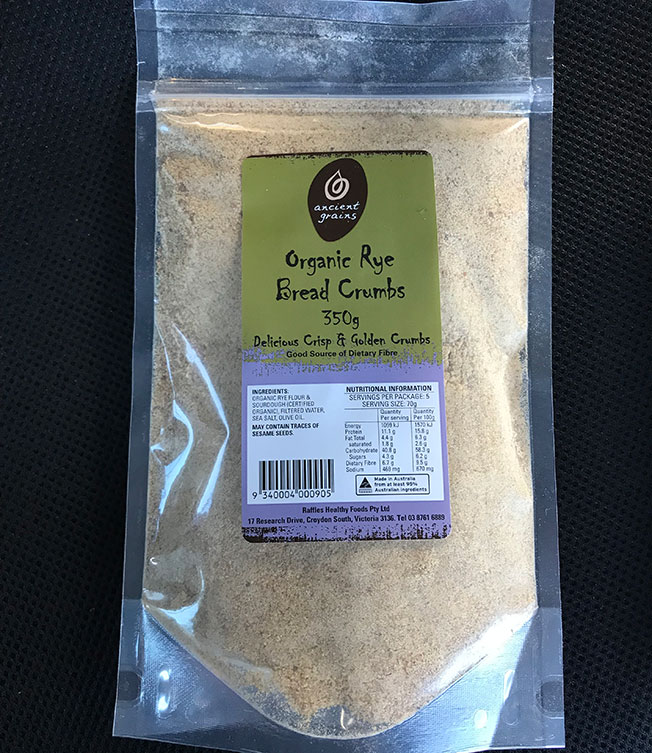 Ancient Grains Rye Bread Crumbs 6x350g