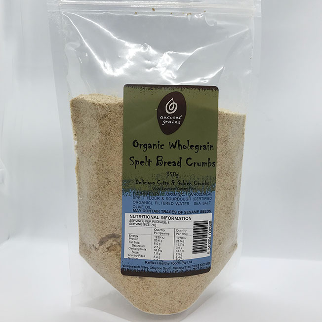 Ancient Grains Wholegrain Spelt Bread Crumbs 6x350g