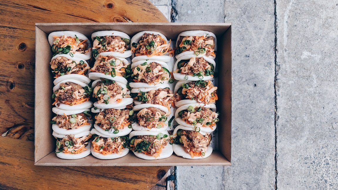 Vietnamese Fried Chicken Steam Bao Buns