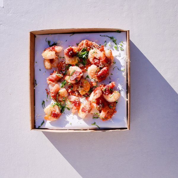 Prosciutto wrapped Prawns | Canapes Catering | Auckland