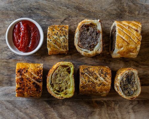Sausage rolls | Morning & Afternoon Tea Catering | Scratch Bakers