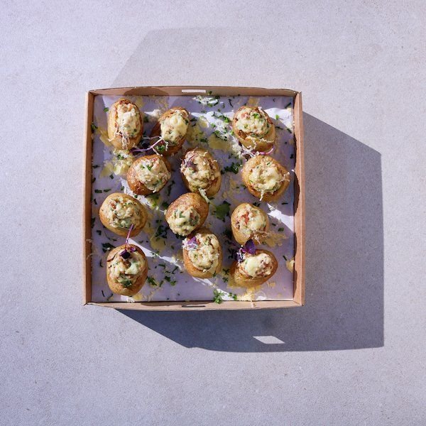 Soft Baked Baby Potatoes | Canapes Catering | Scratch Bakers