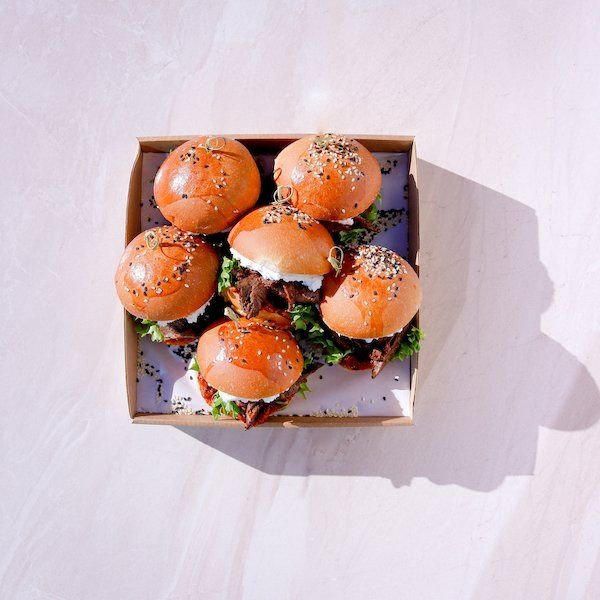 Pulled Lamb & Feta Sliders | Canapes Catering | Auckland